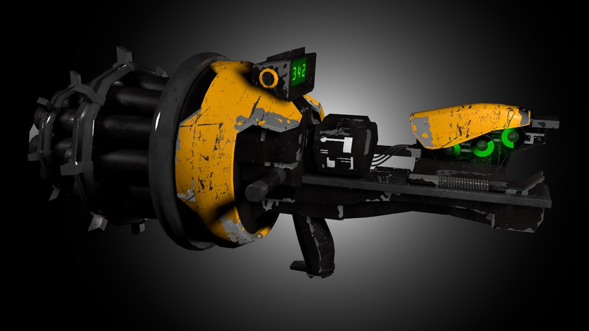 Ryno V Gun Model - TurboSquid 1384958