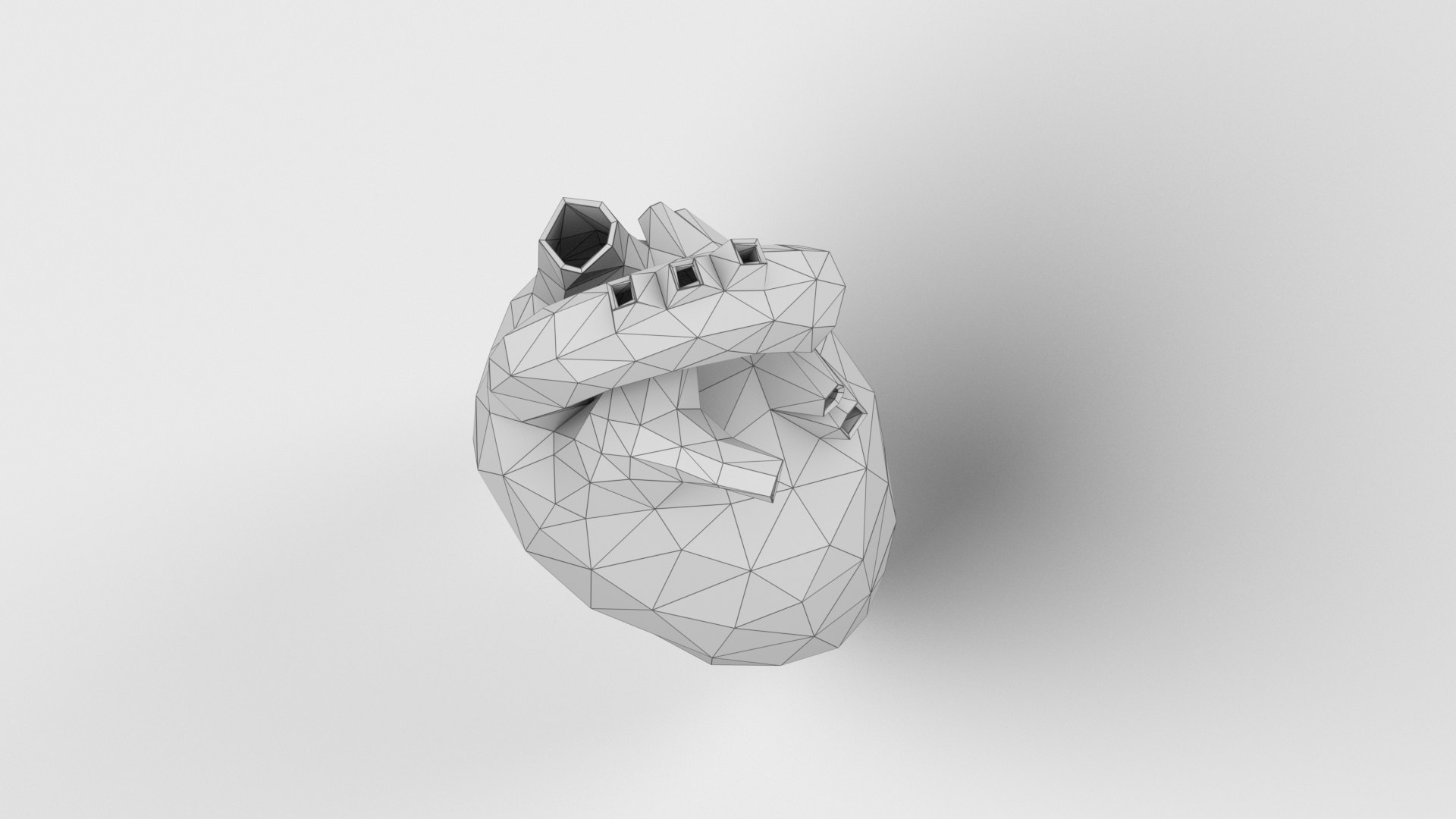 Stylized Low Poly Human Heart 3D - TurboSquid 1755851