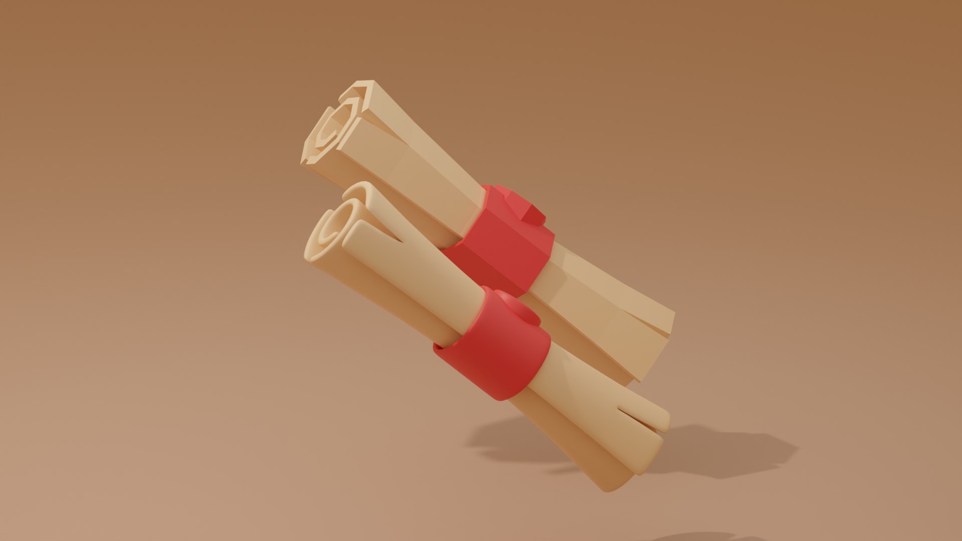 Game Asset Scroll 3D Model - TurboSquid 1923937