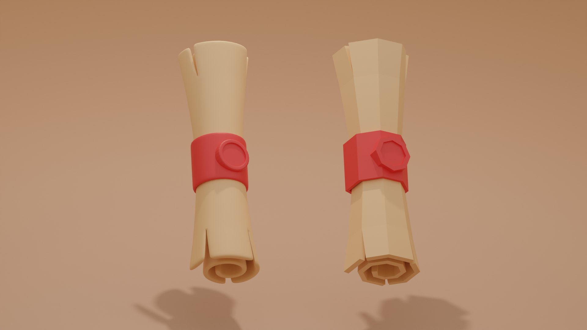 Game Asset Scroll 3D Model - TurboSquid 1923937