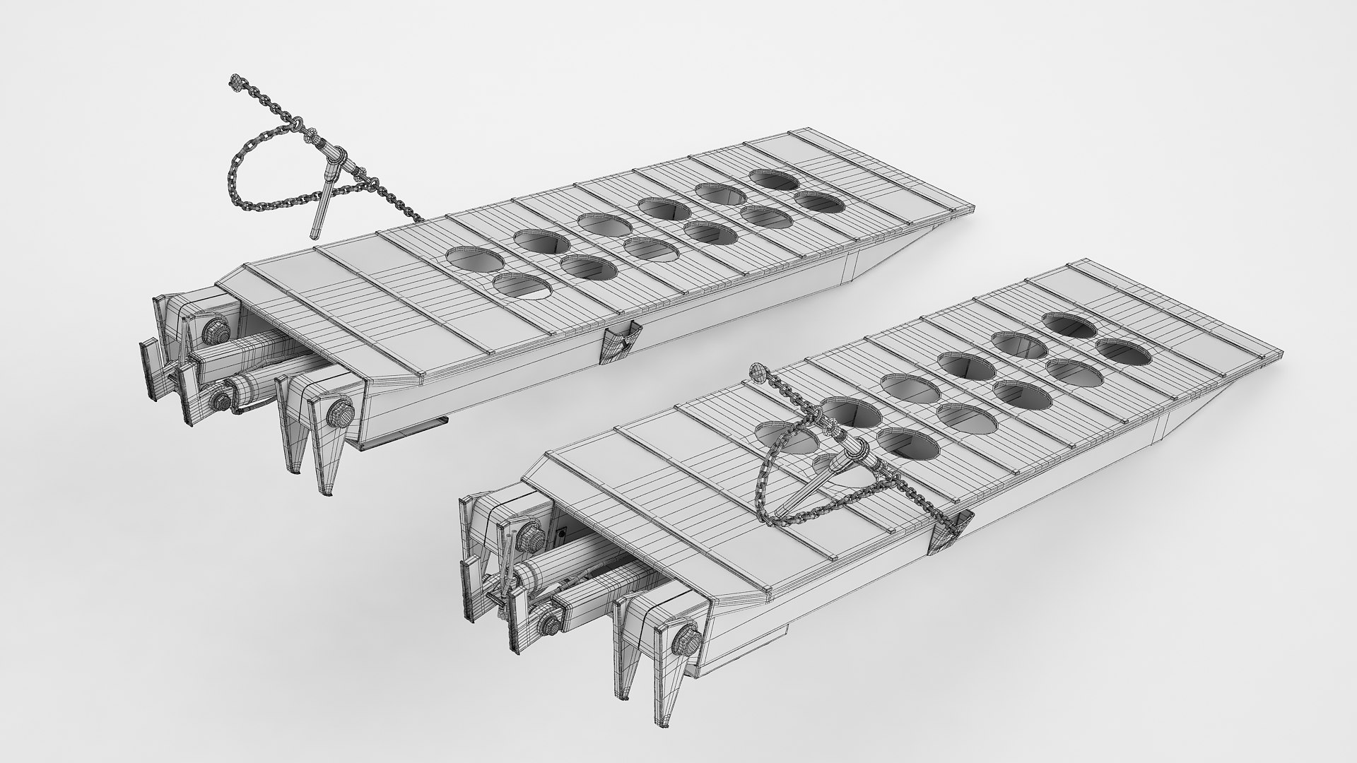 Drake Trailer Ramp 04 3D model - TurboSquid 1818615
