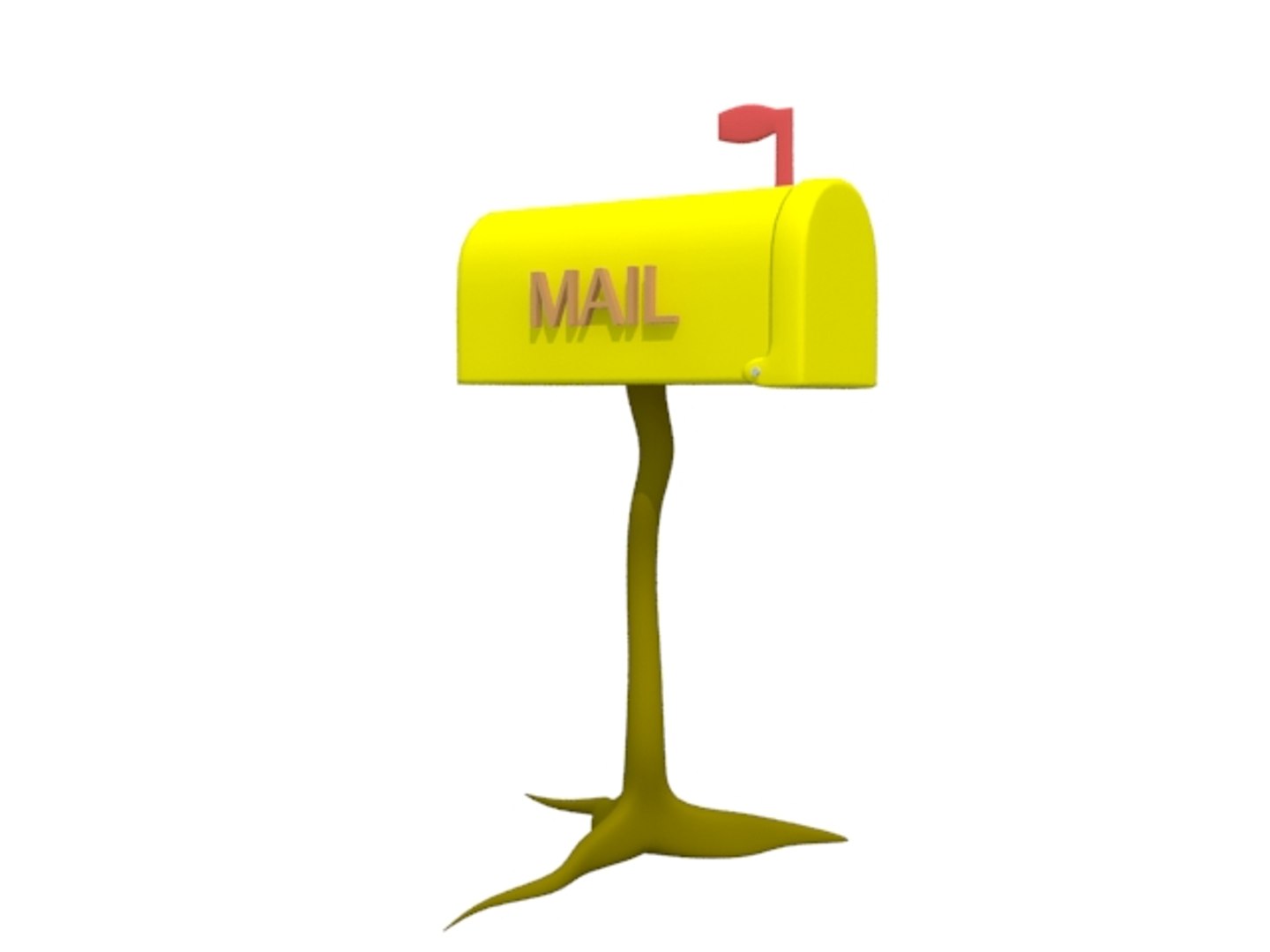 3d Mailbox Cartoonic