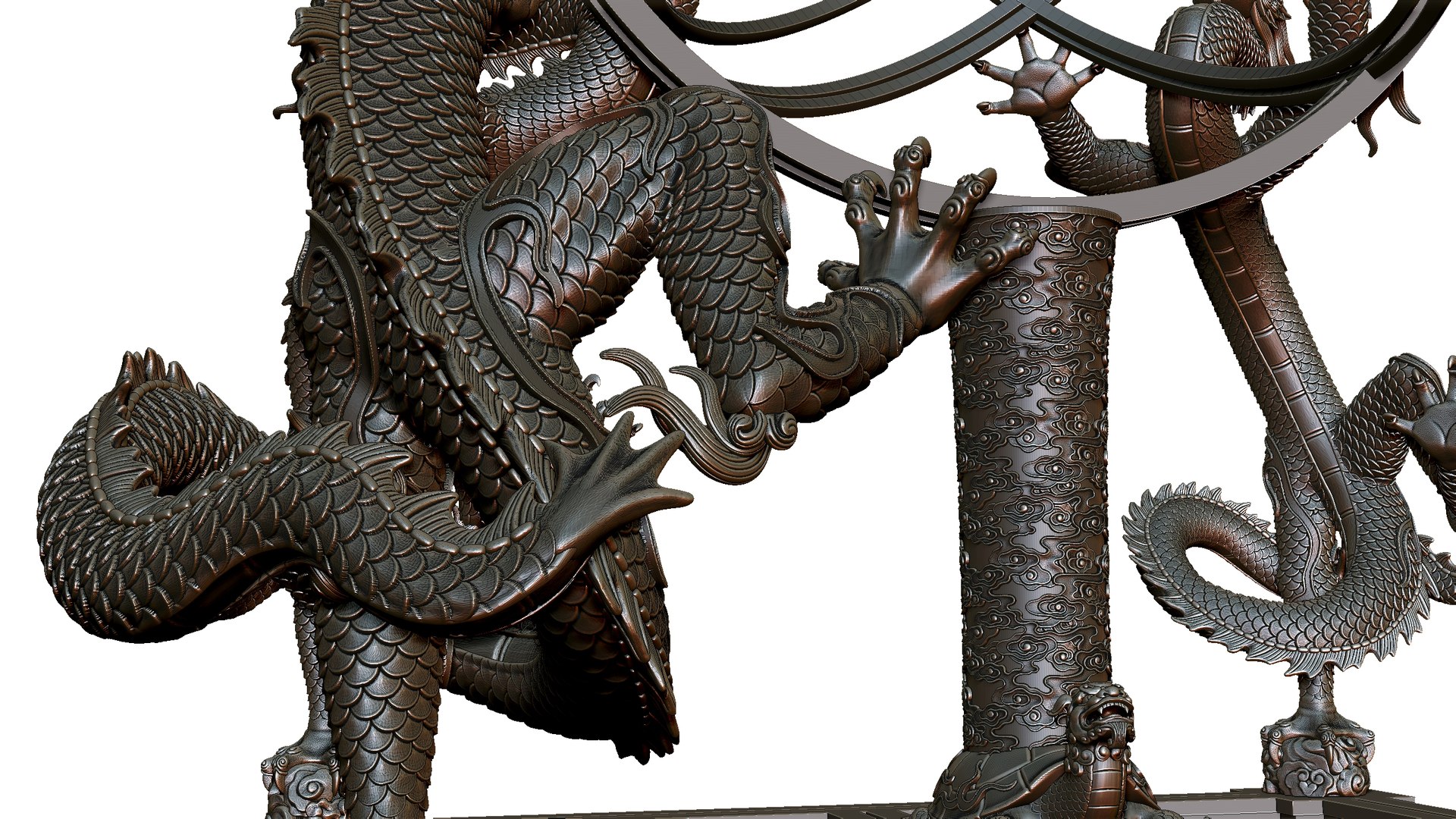 Chinese Armillary Sphere 3D Model - TurboSquid 2277311