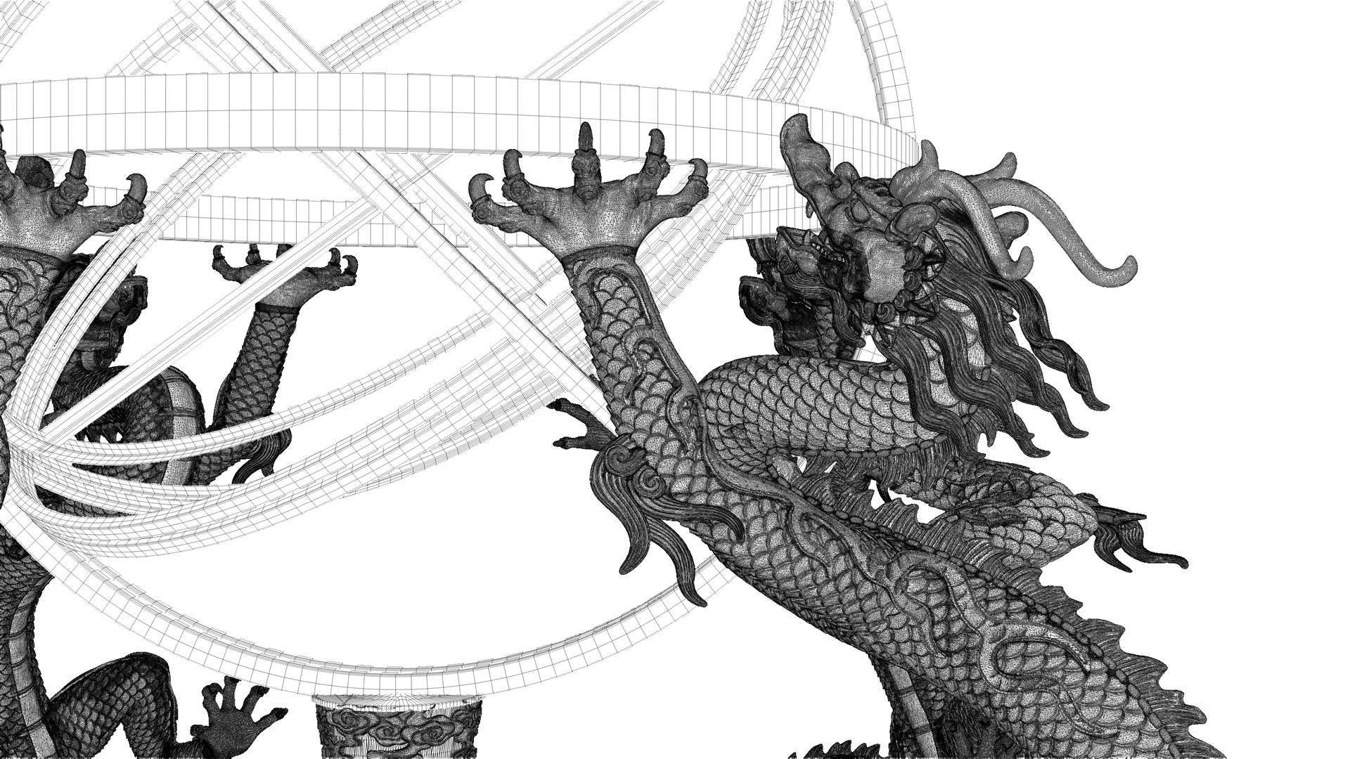 Chinese Armillary Sphere 3D Model - TurboSquid 2277311