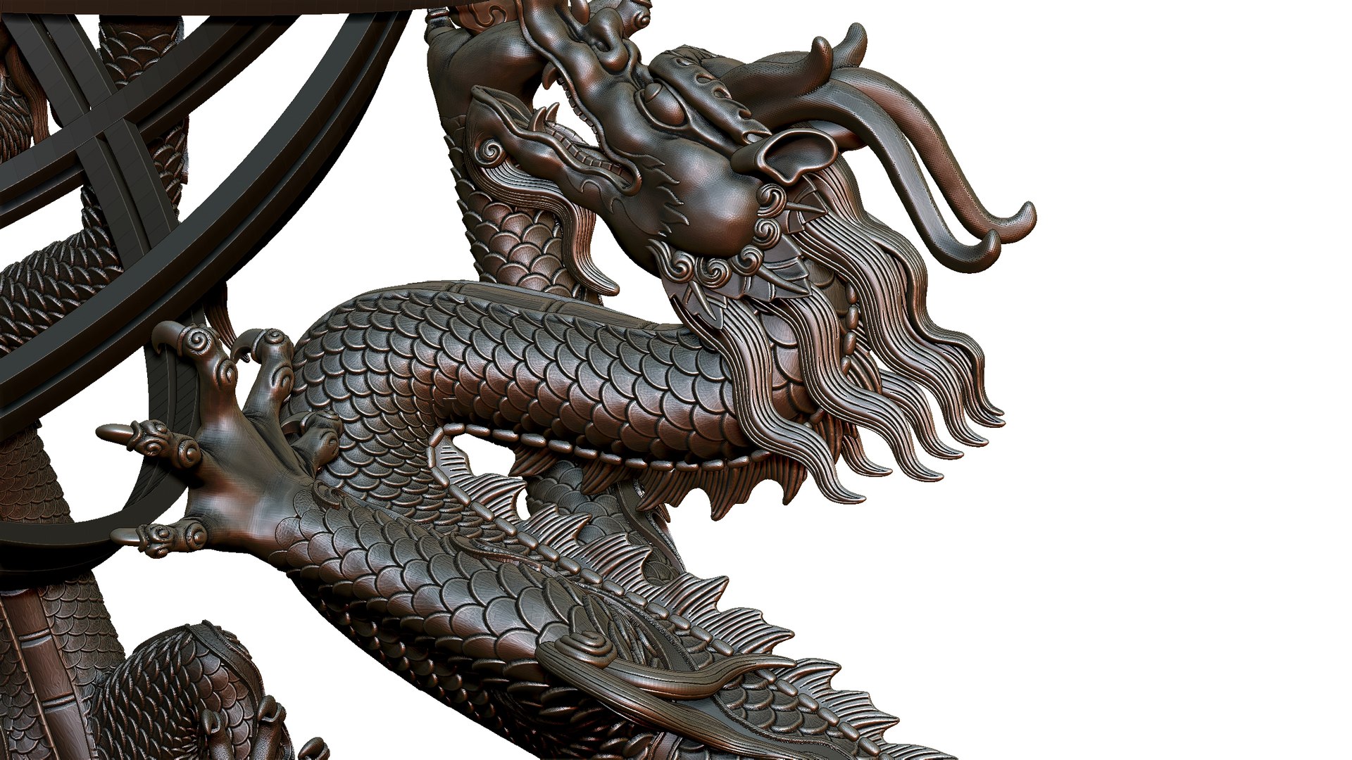 Chinese Armillary Sphere 3D Model - TurboSquid 2277311