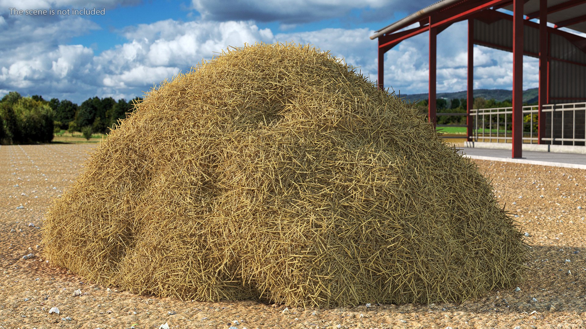 Pile Hay 3D Model - TurboSquid 2132399