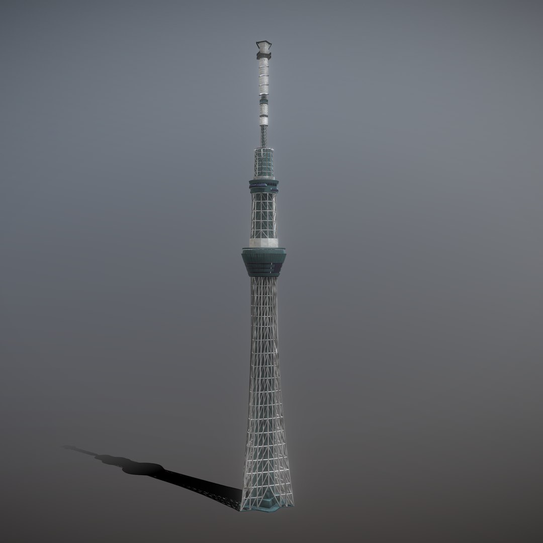 Tokyo Skytree Modelo 3D - TurboSquid 2000120