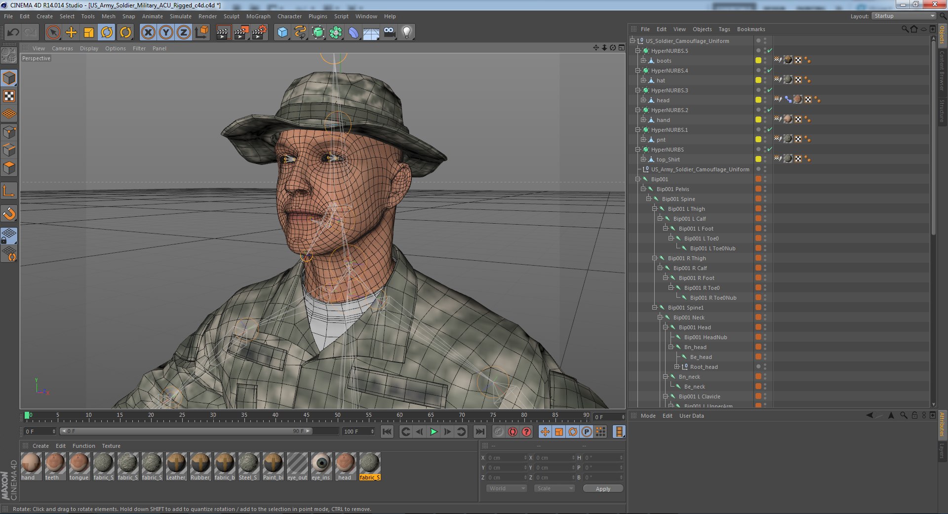 Army soldier military acu 3D model - TurboSquid 1436330