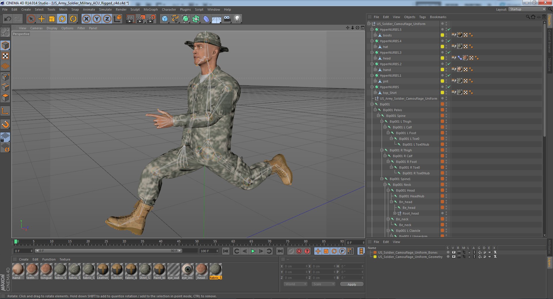 Army soldier military acu 3D model - TurboSquid 1436330