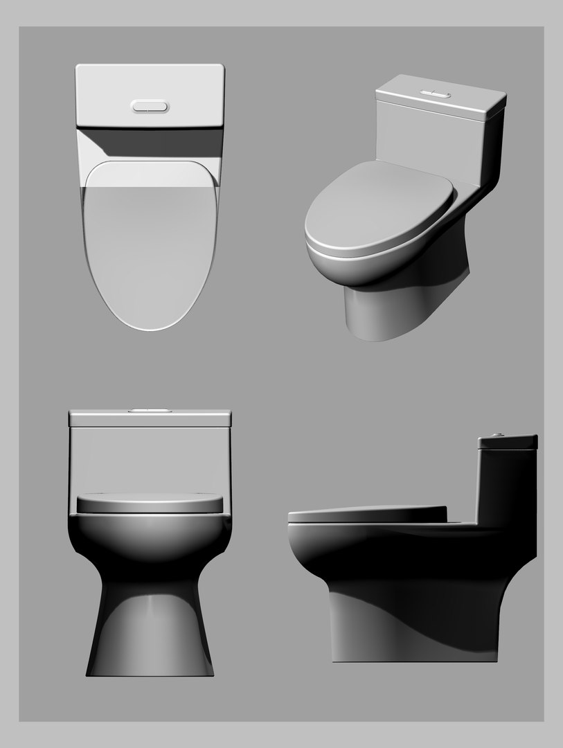 Toilet Wc 3D Model - TurboSquid 1472954