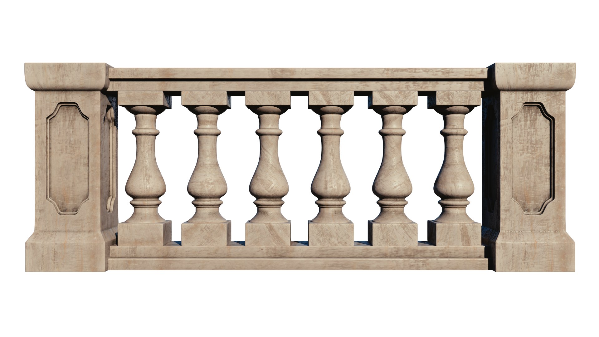 Ballustrade Baluster 3d Model