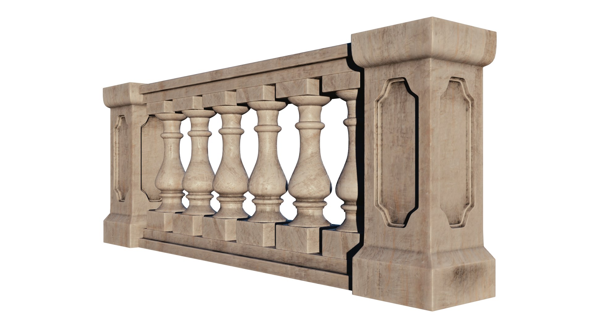 Ballustrade Baluster 3d Model