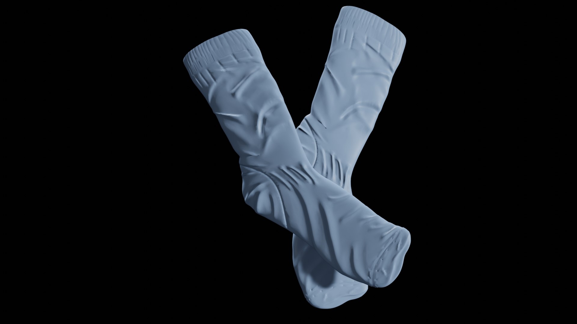 3D Socks Model - TurboSquid 1848298