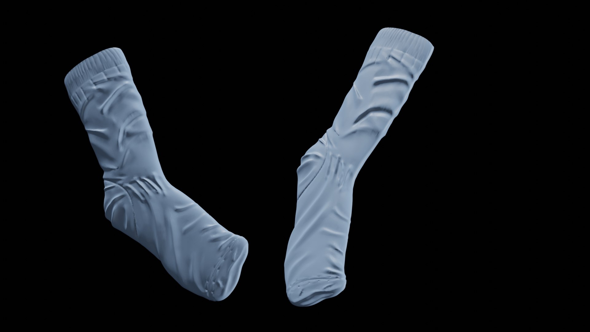 3D Socks Model - TurboSquid 1848298