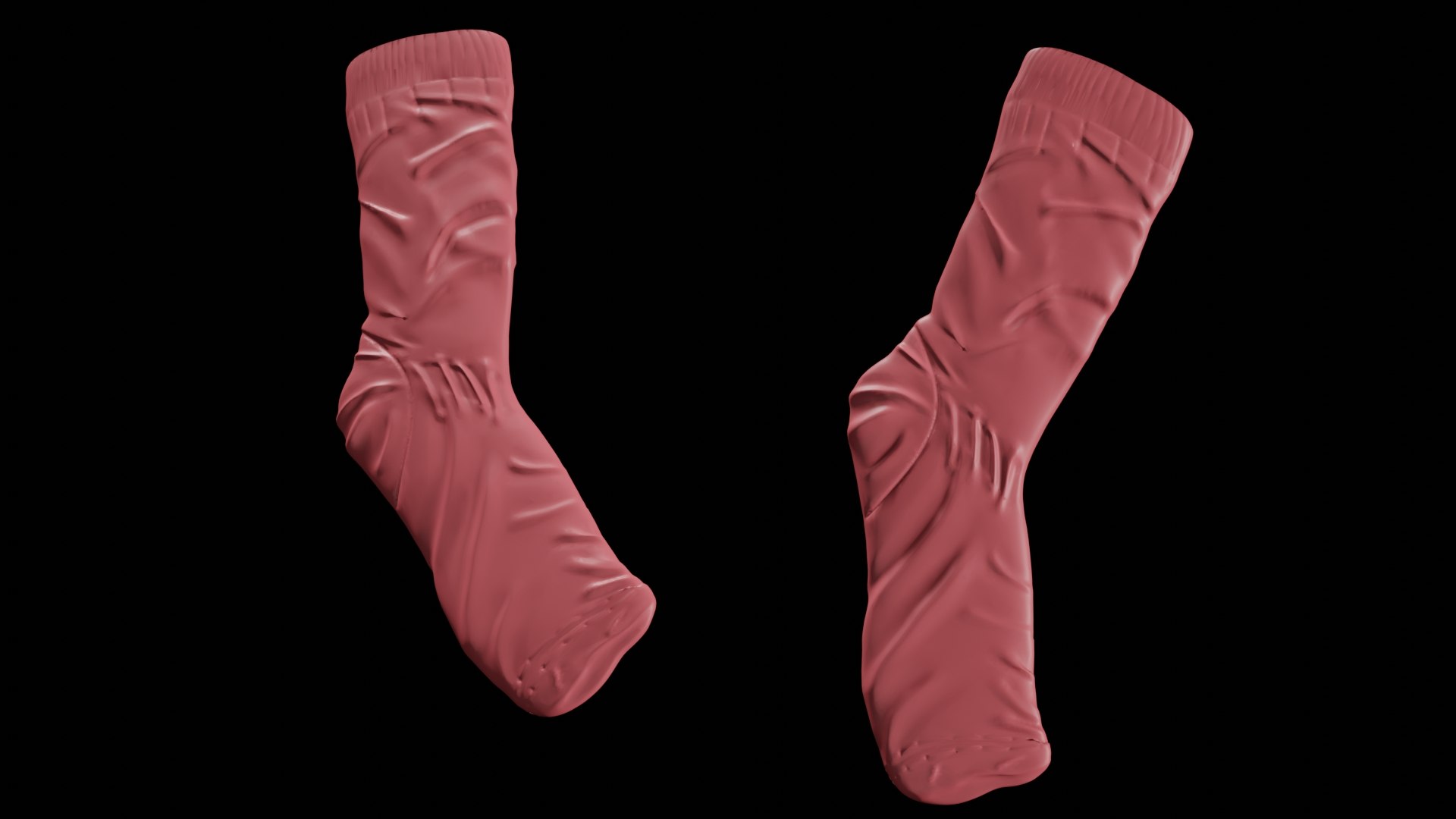 3D Socks Model - TurboSquid 1848298