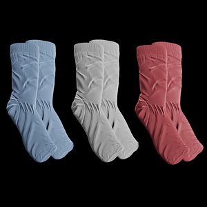 Collection Socks 3D Models For Download | TurboSquid