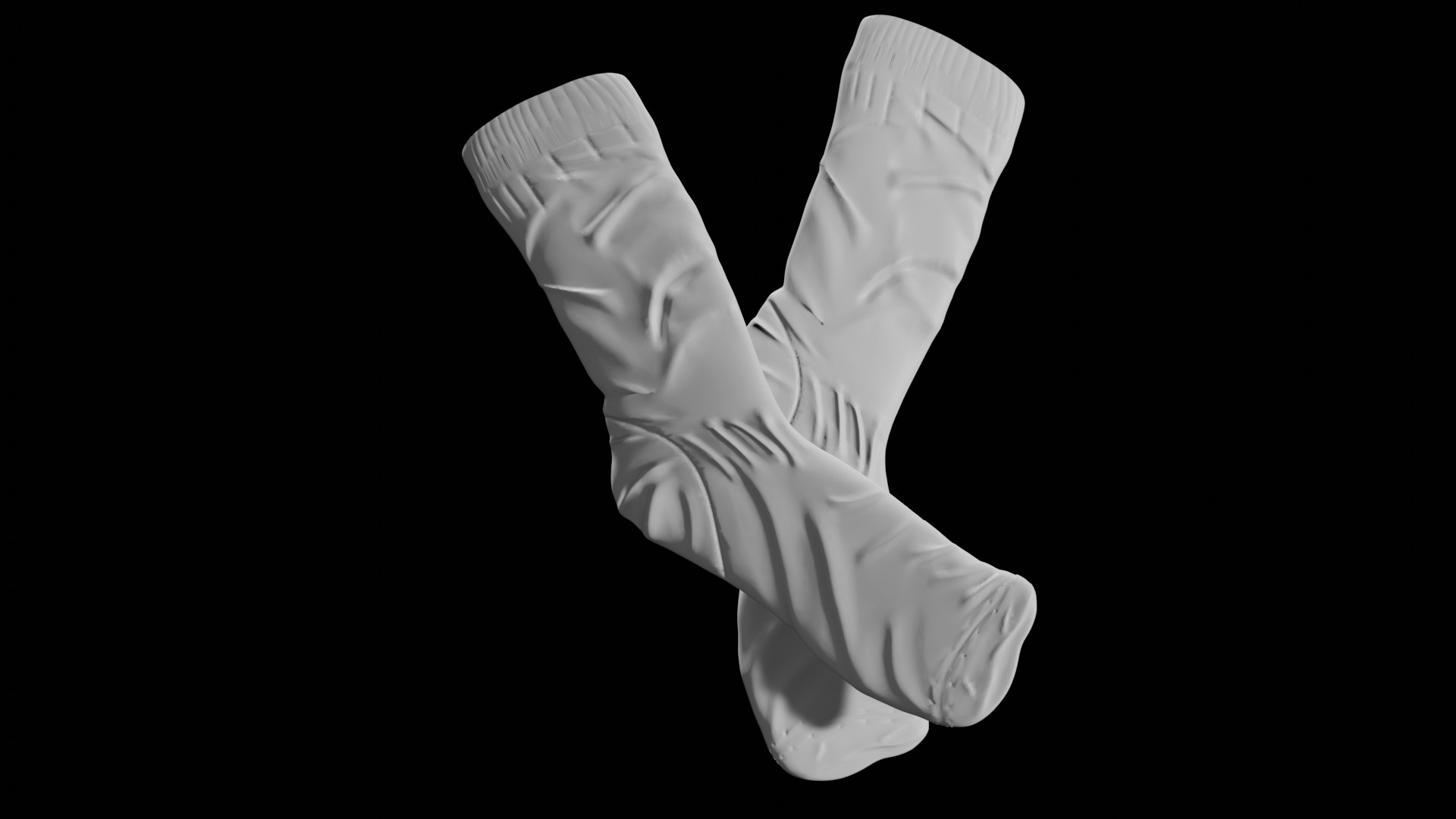 3D Socks Model - TurboSquid 1848298