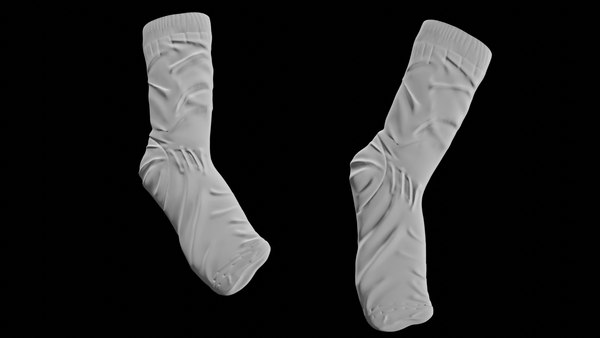 3D Socks model - TurboSquid 1848298