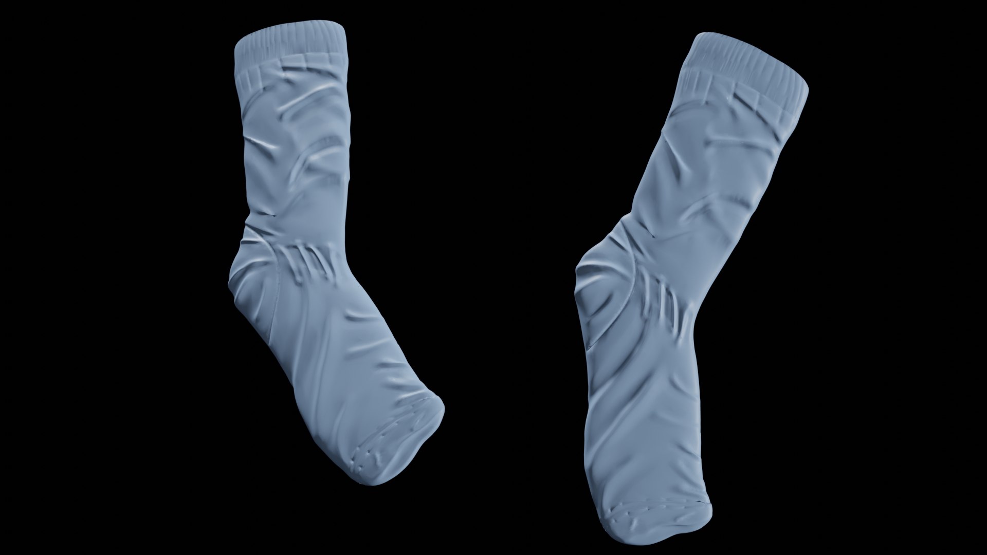 3D Socks Model - TurboSquid 1848298