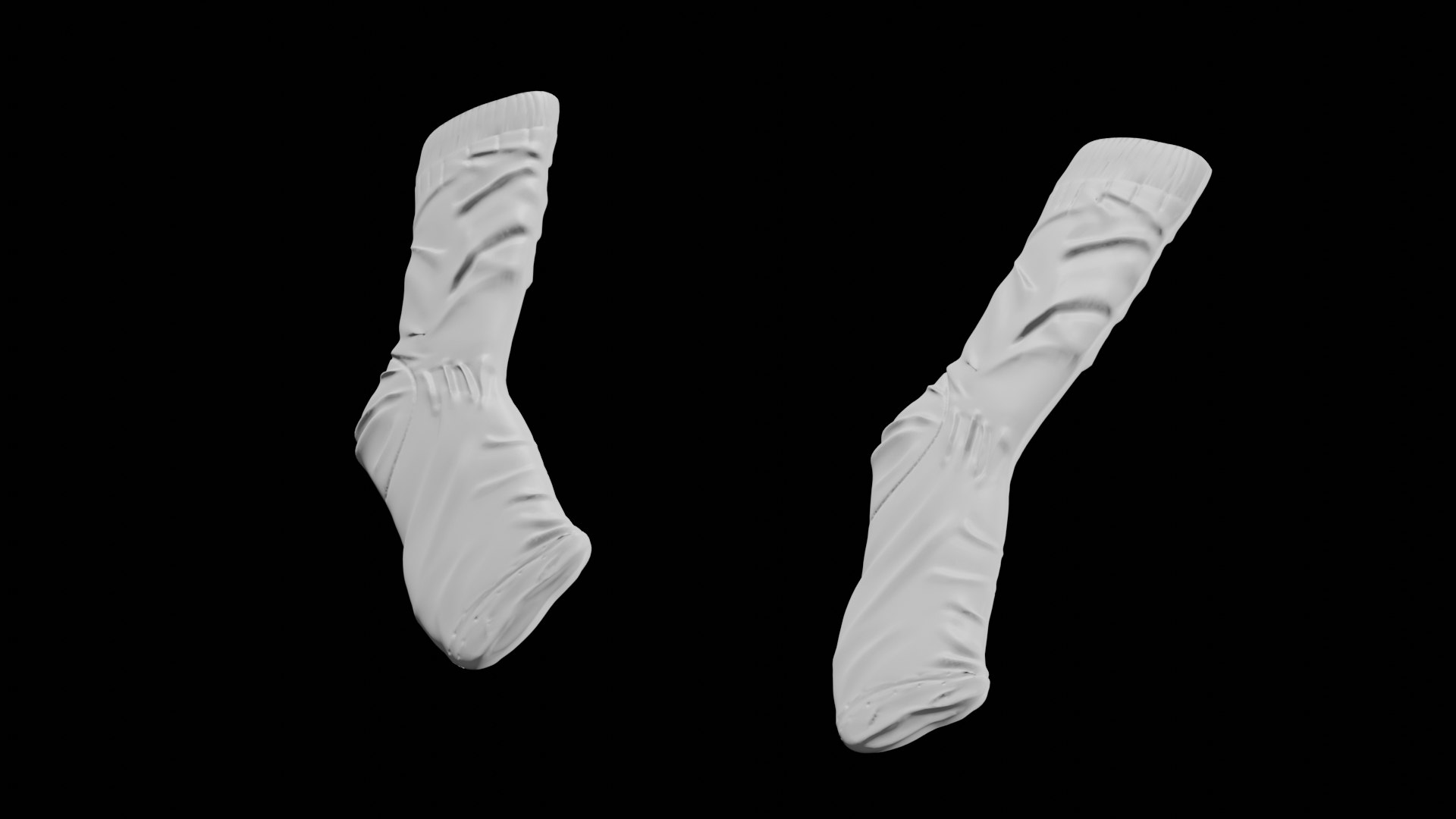 3D Socks Model - TurboSquid 1848298