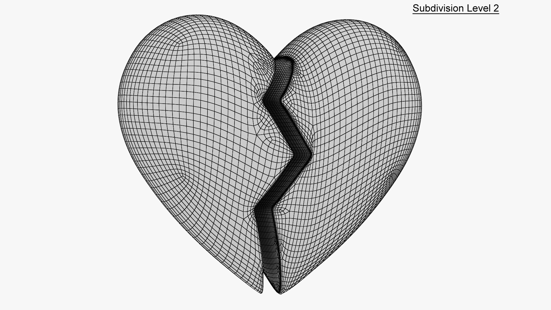 3D Broken Heart Model - TurboSquid 1714969