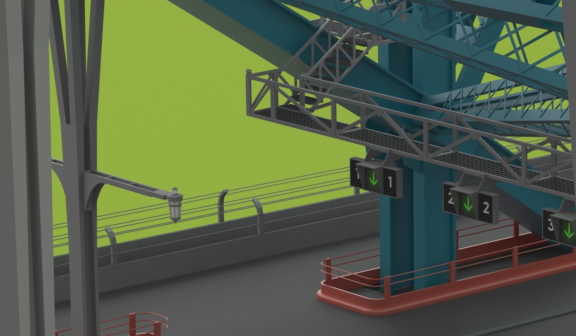 Steel Arch Harbor Bridge 1930s 3D - TurboSquid 2228521