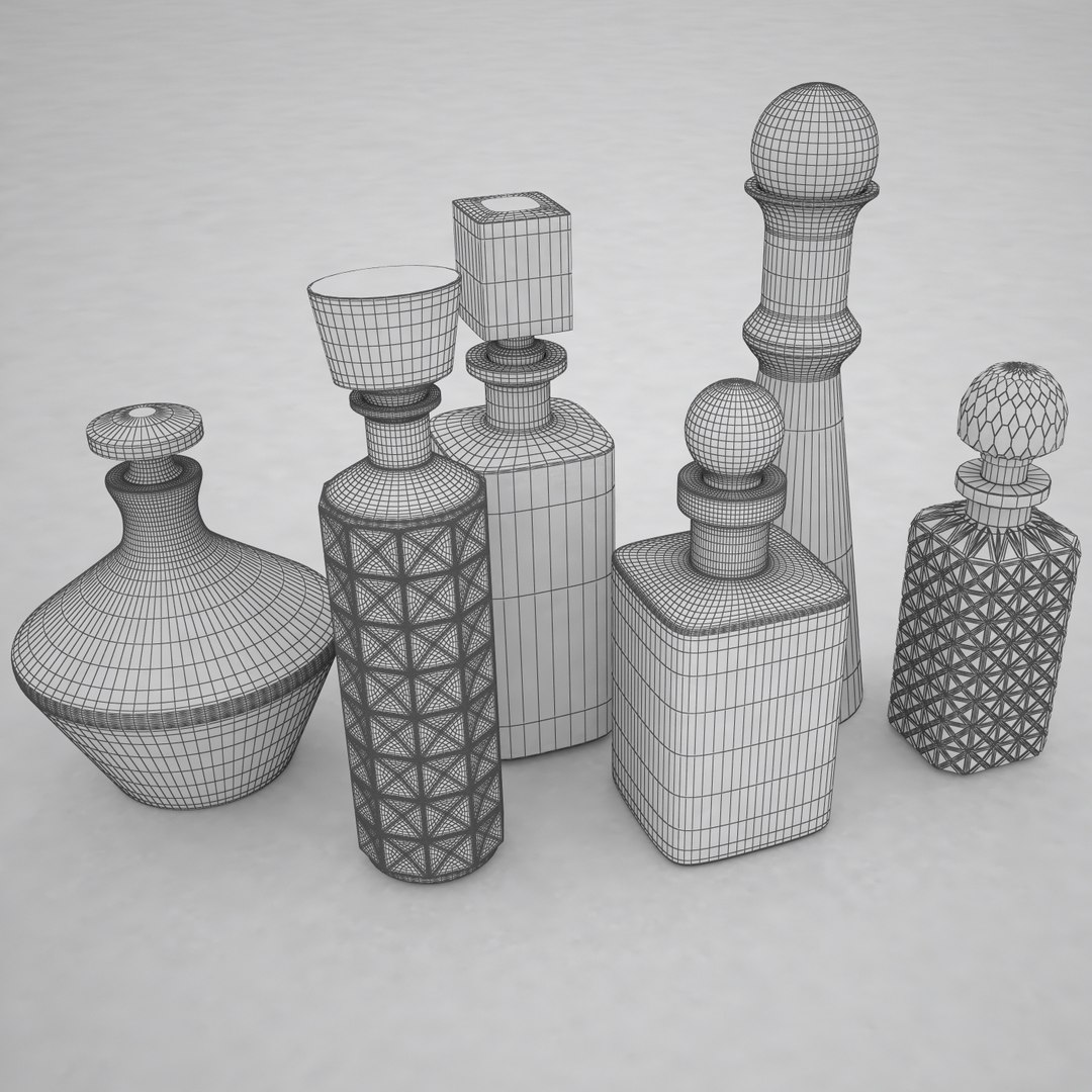 Decanters Bar 3d 3ds