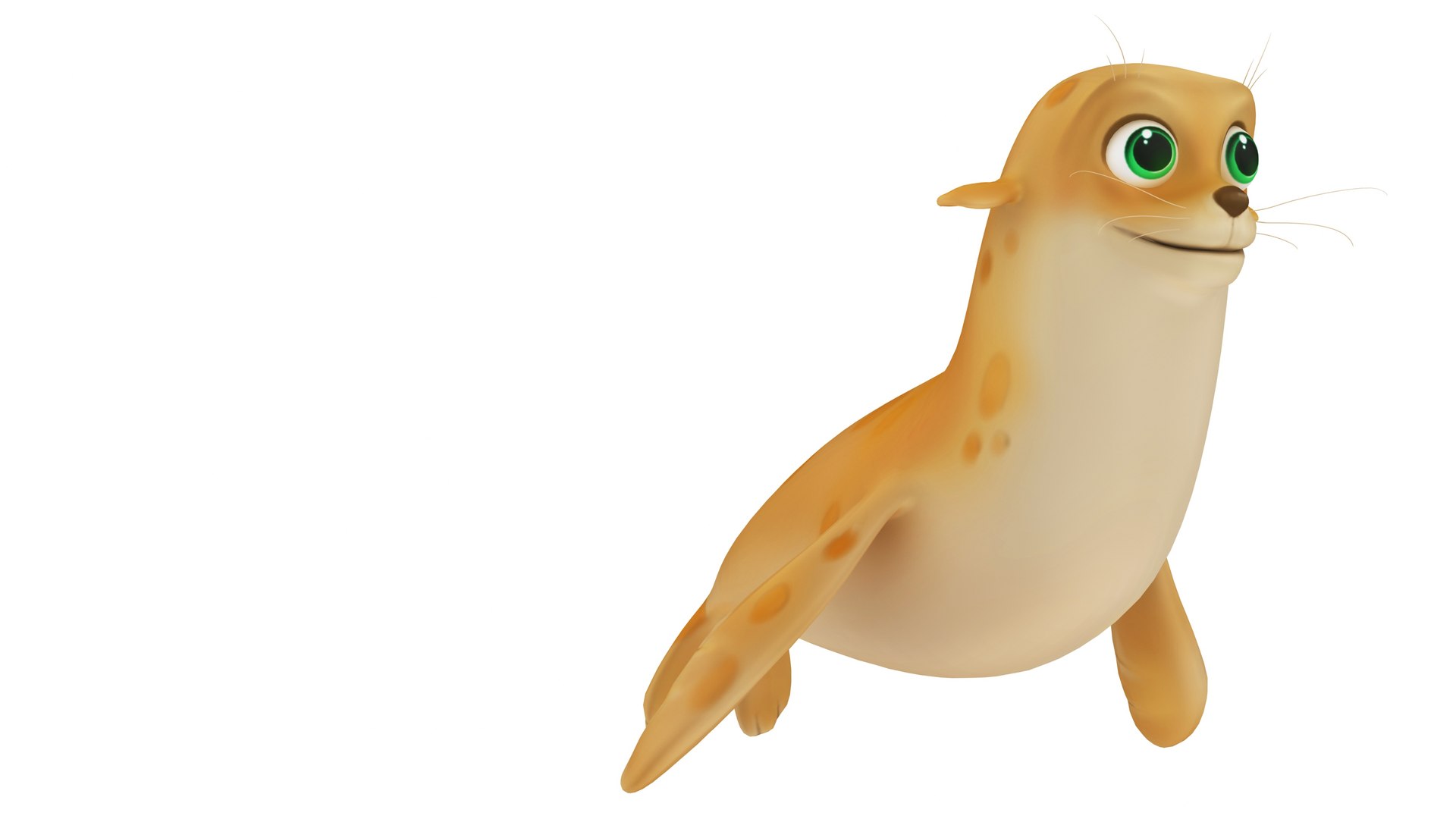 3D Cartoon Penguin Walrus And Monk Seal Collection - TurboSquid 2095211