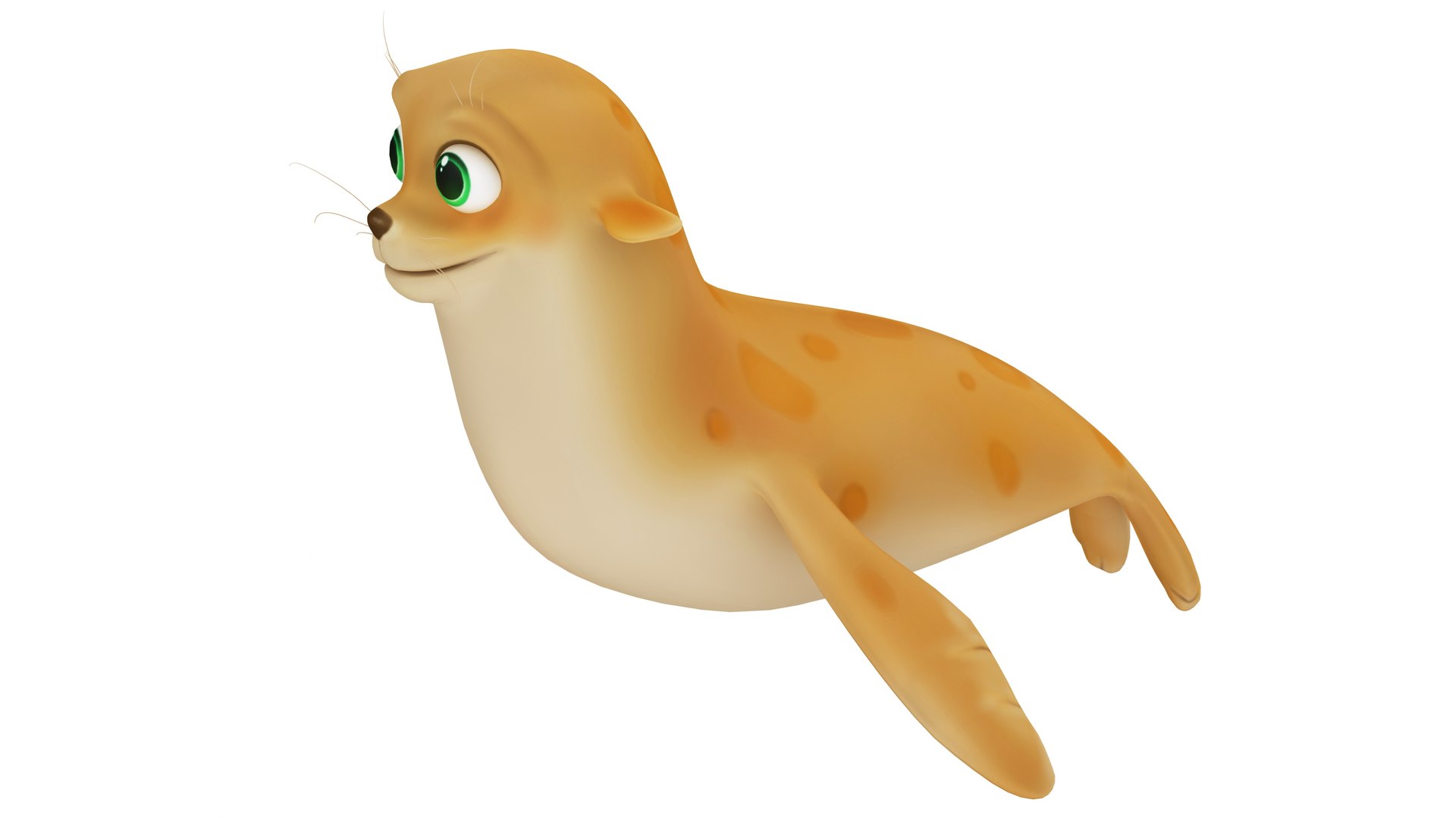 3D Cartoon Penguin Walrus And Monk Seal Collection - TurboSquid 2095211