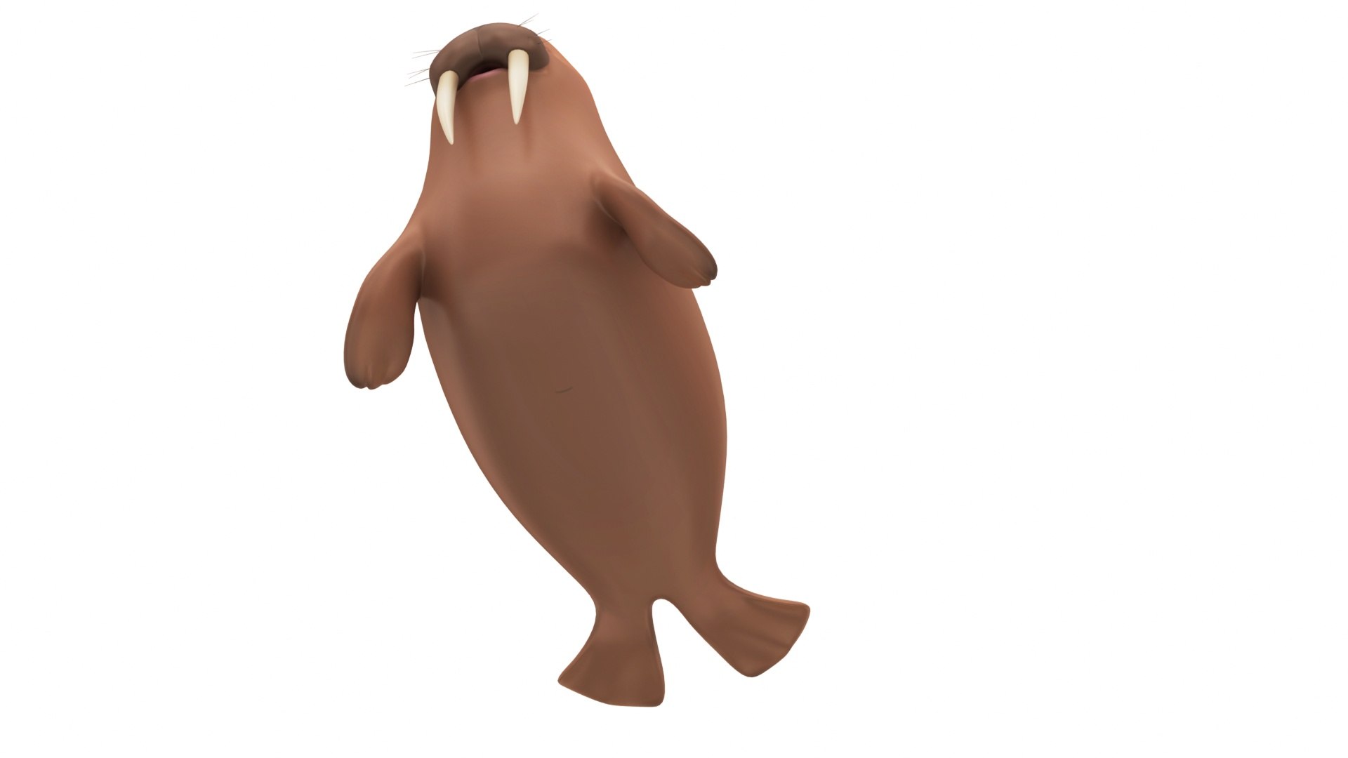 3D Cartoon Penguin Walrus and Monk Seal Collection - TurboSquid 2095211