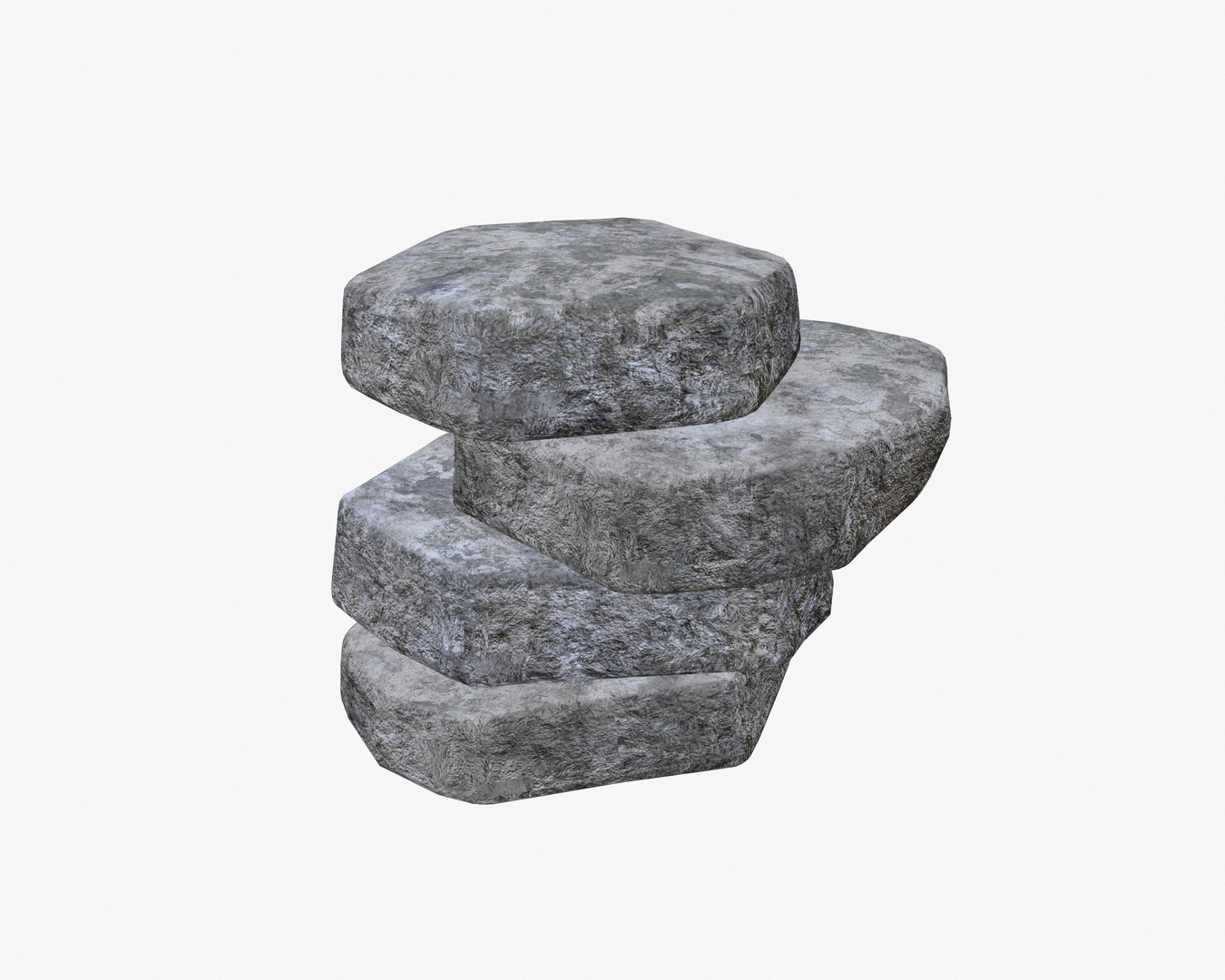 Stepping Stone Rocks 3D Model - TurboSquid 1891262