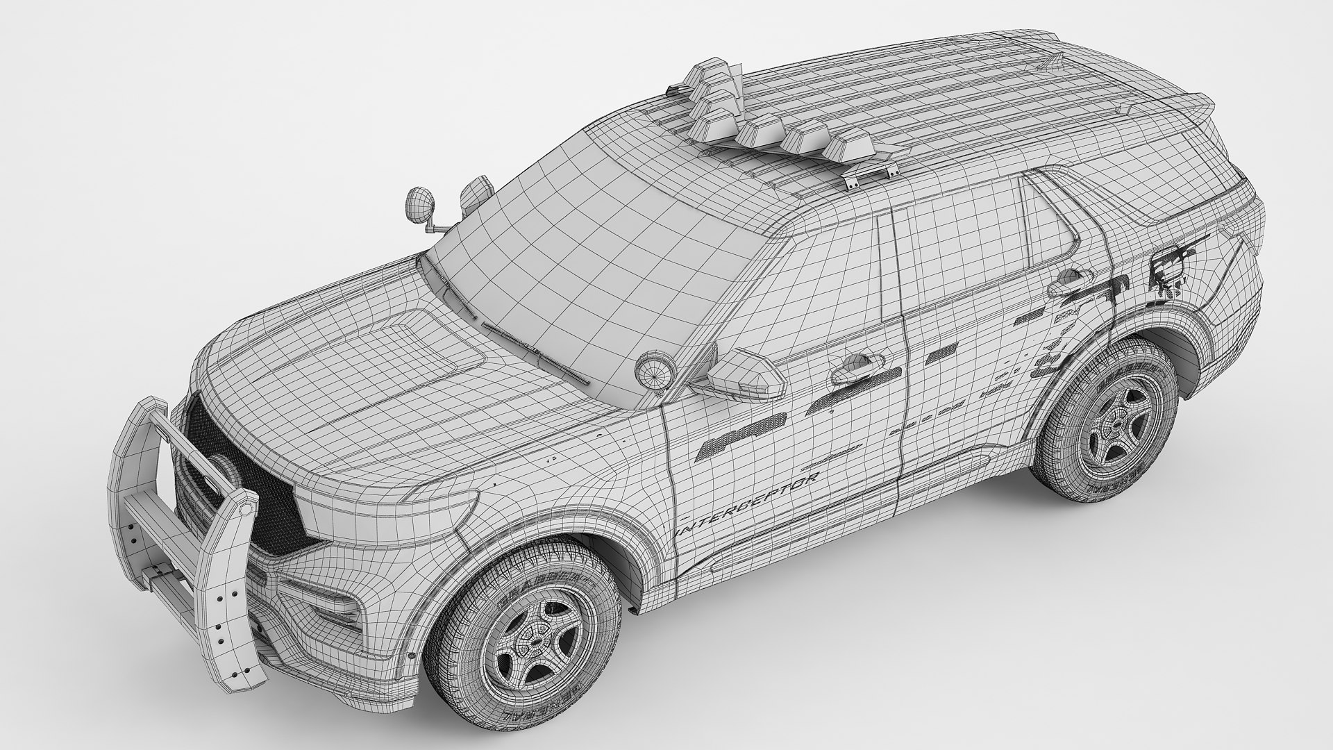 Ford Explorer 2020 Police 02 3D - TurboSquid 1726470
