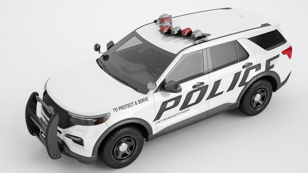 Ford Explorer 2020 Police 02 3D - TurboSquid 1726470