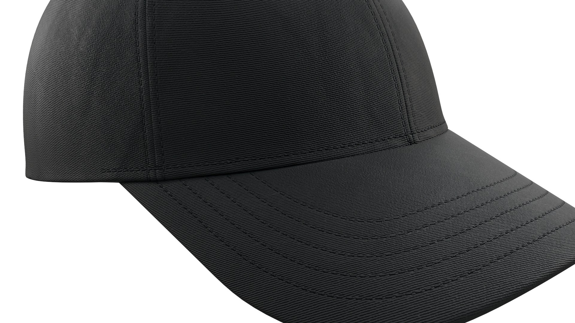3D Baseball cap black model - TurboSquid 1849531
