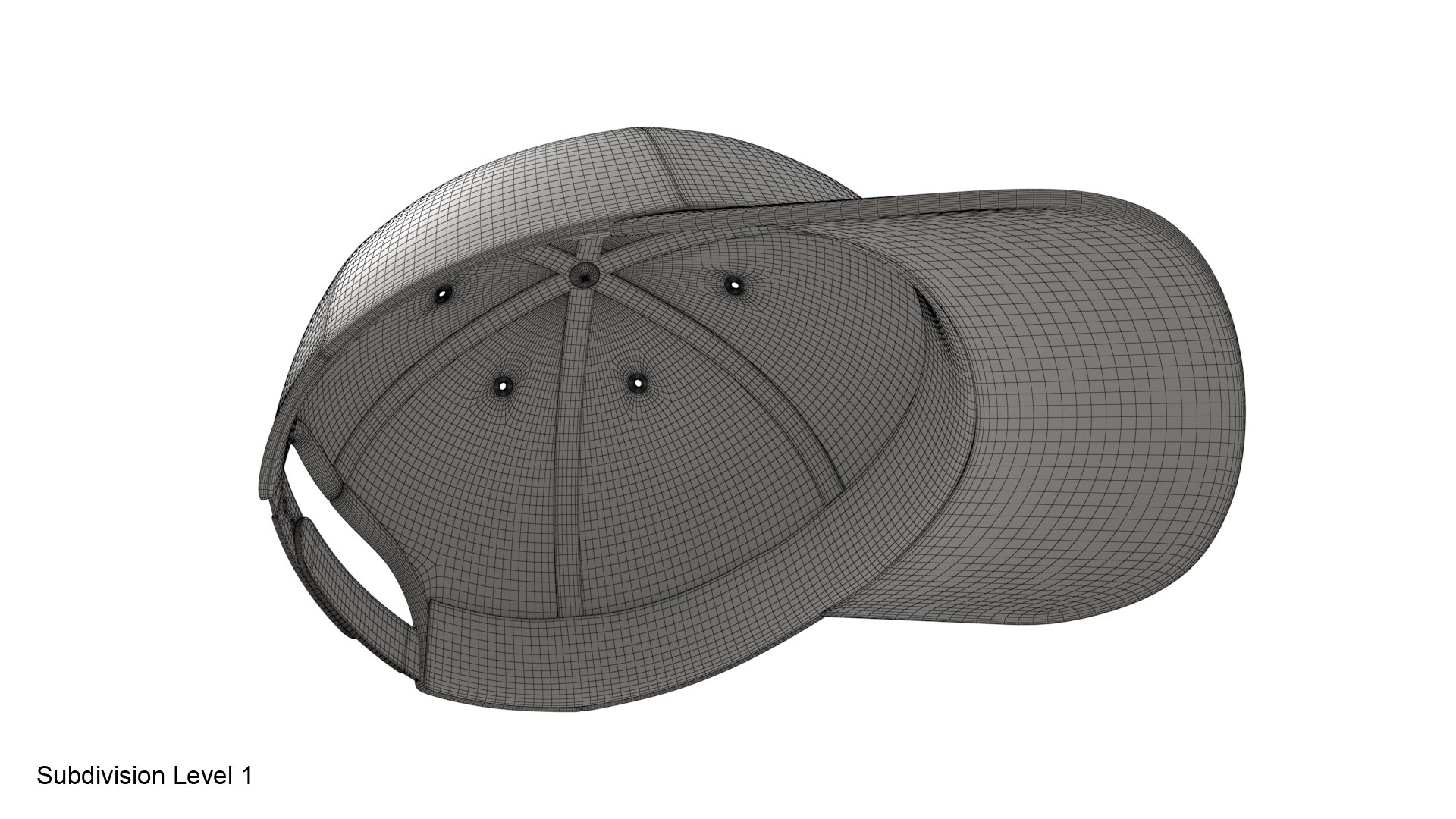 3D Baseball cap black model - TurboSquid 1849531