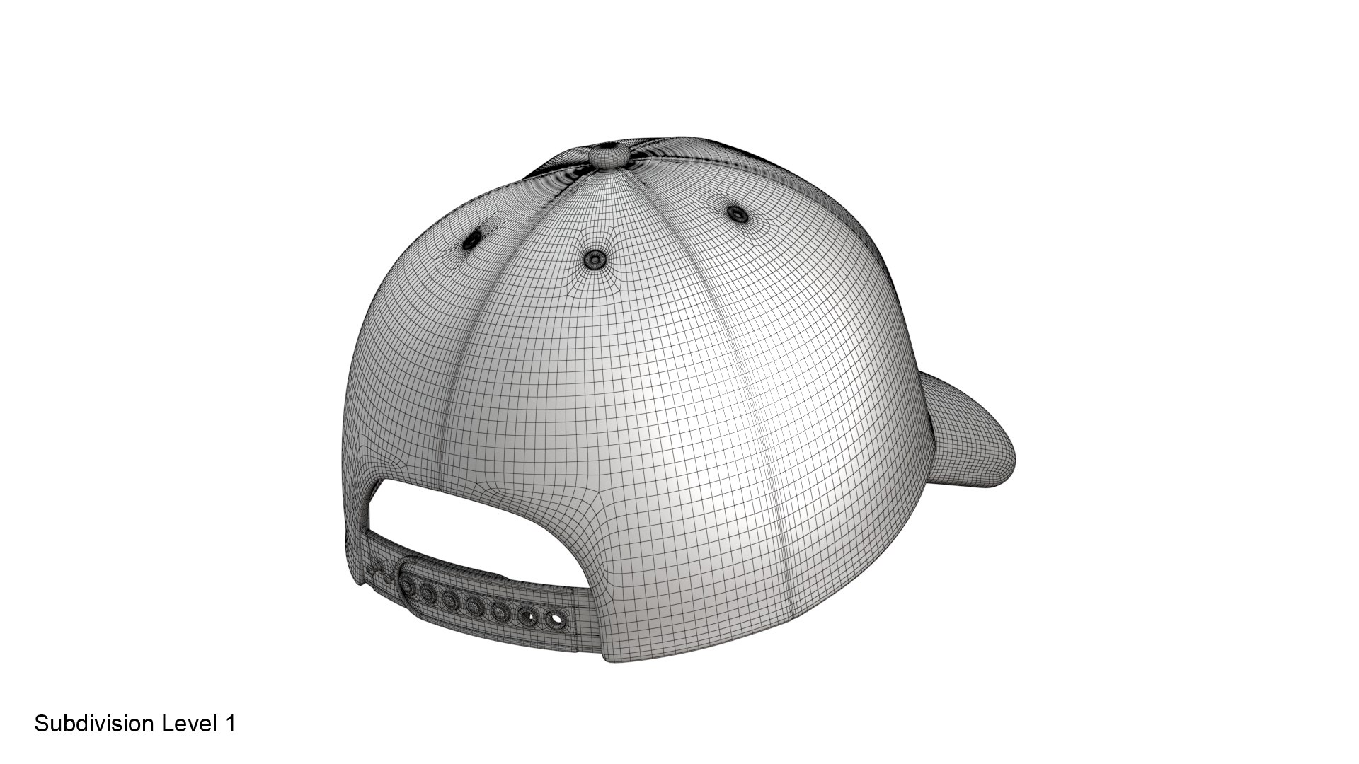 3D Baseball cap black model - TurboSquid 1849531