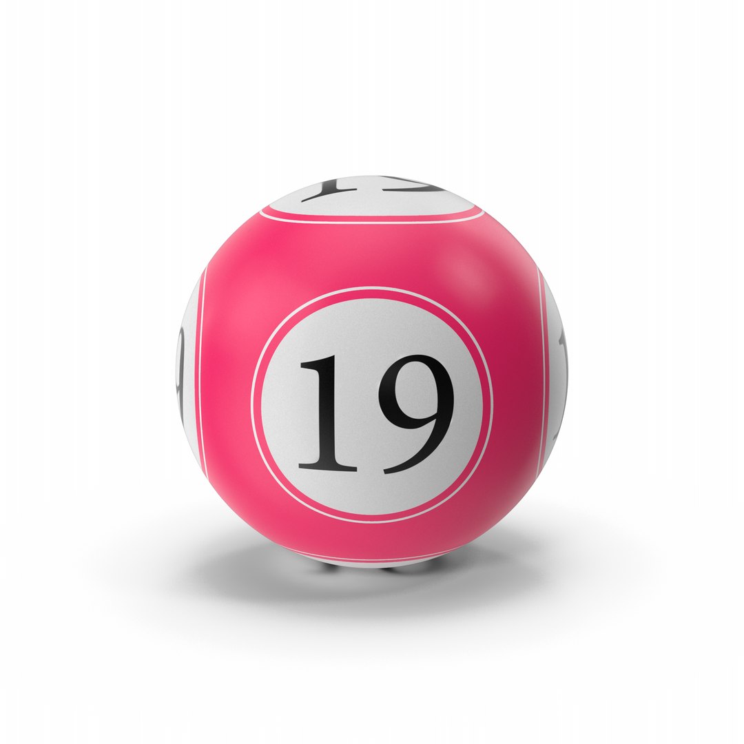 Bingo Ball 19 3D Model - TurboSquid 2323765