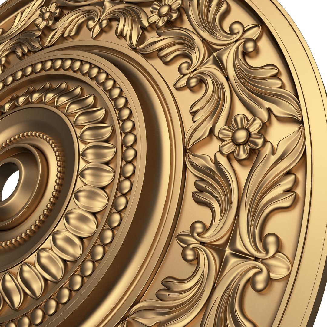 Ceiling Rosette 010 Model - TurboSquid 2173787