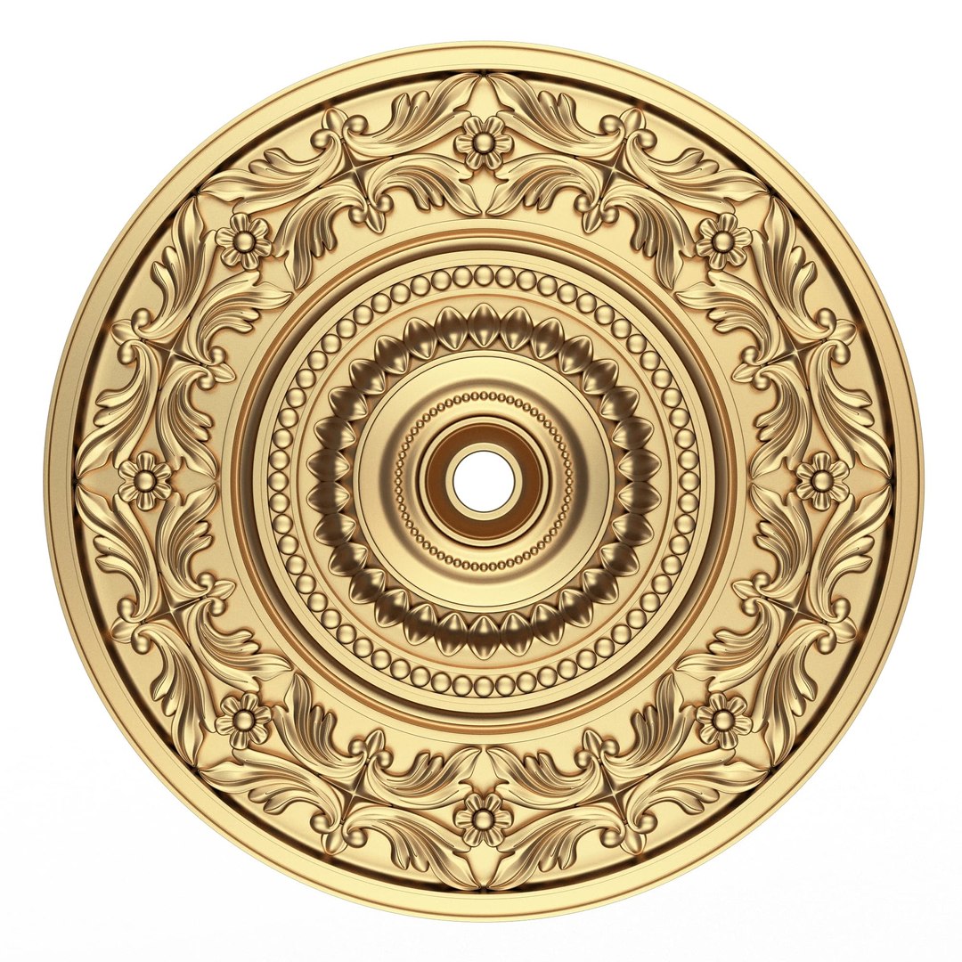 Ceiling Rosette 010 Model - TurboSquid 2173787