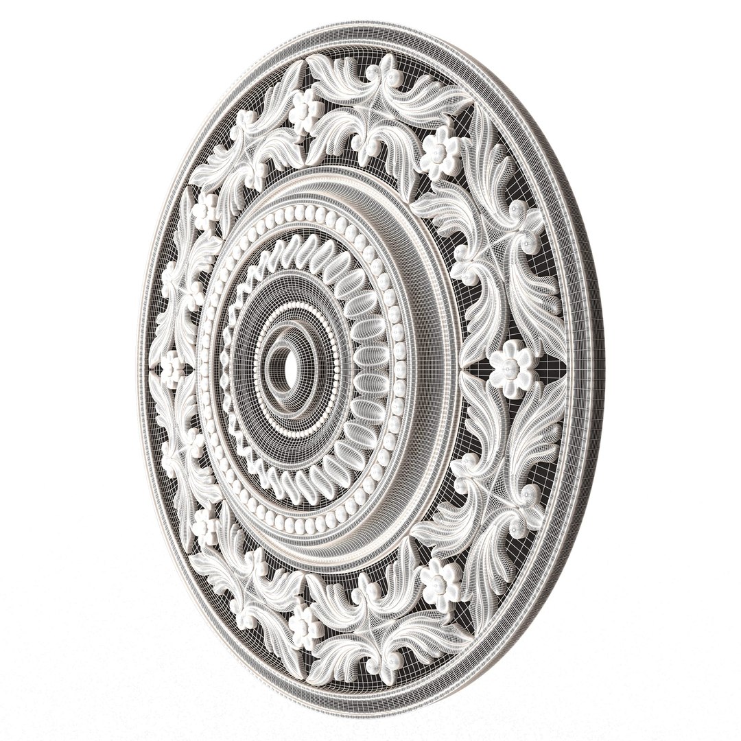 Ceiling Rosette 010 Model - TurboSquid 2173787
