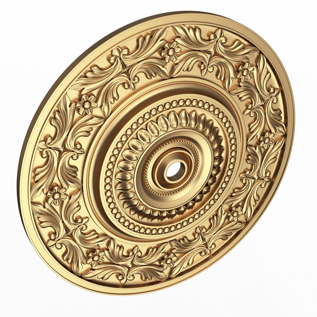 Ceiling Rosette 010 Model - TurboSquid 2173787