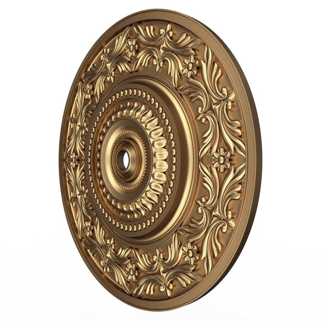 Ceiling Rosette 010 Model - TurboSquid 2173787