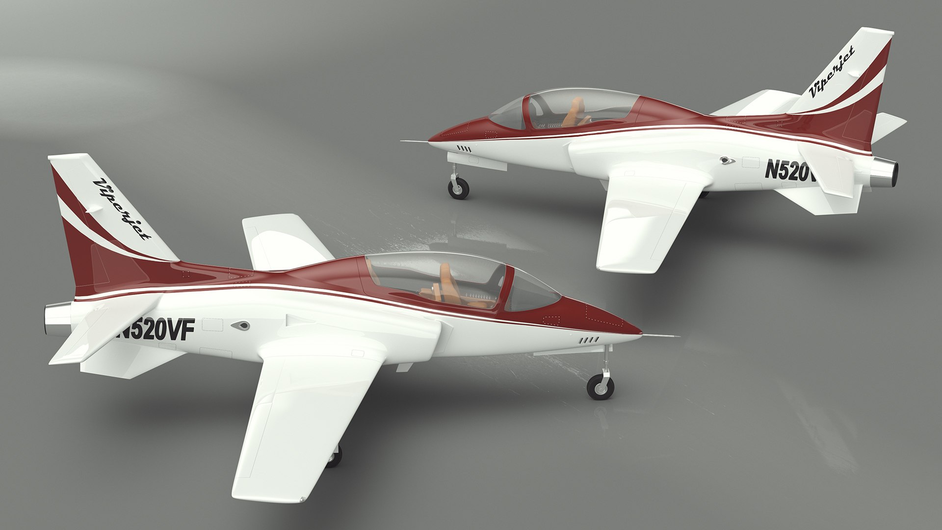 Private Jet Aircraft ViperJet 3D Model - TurboSquid 2246785