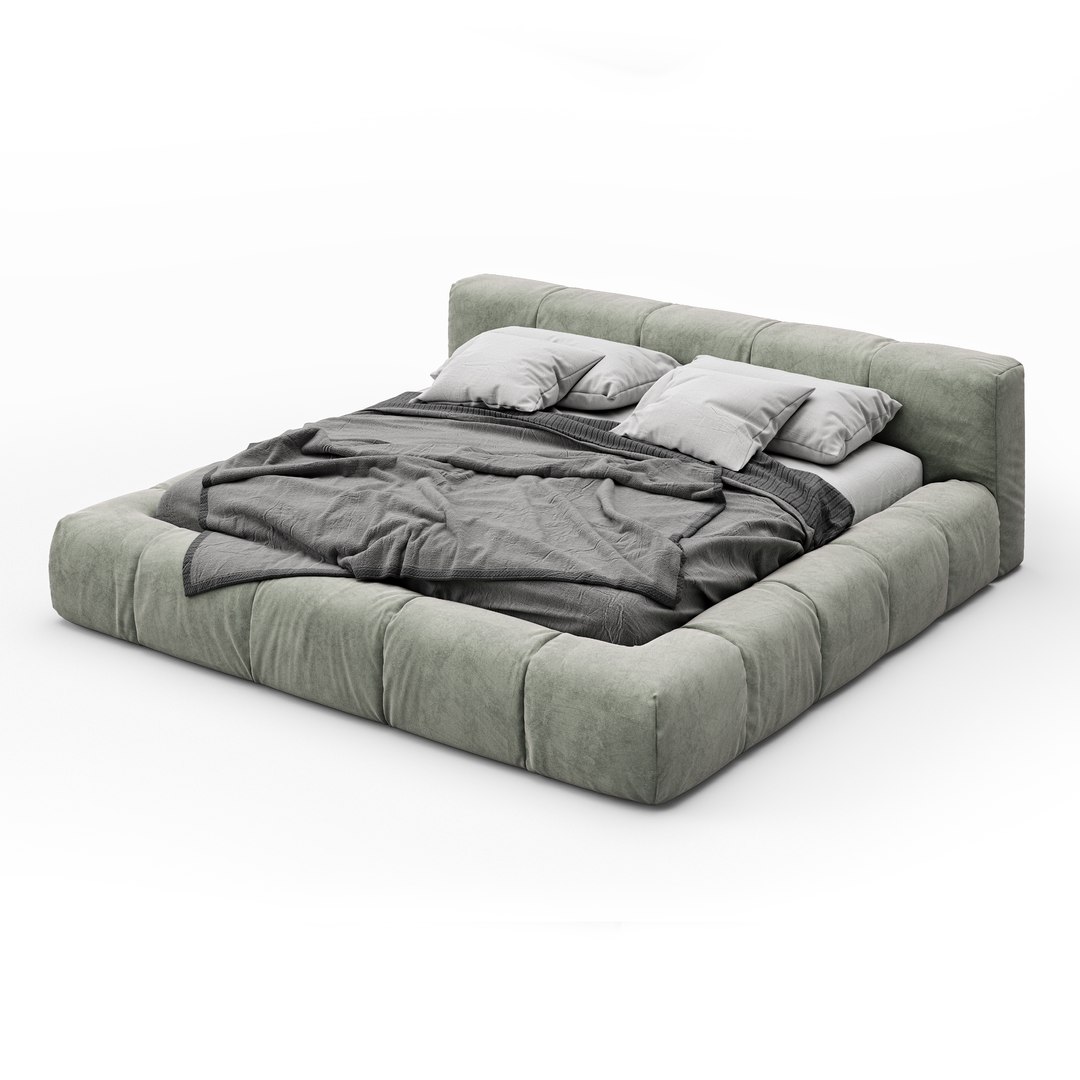 3D Saba Italia Pixel Bed Model - TurboSquid 1430836