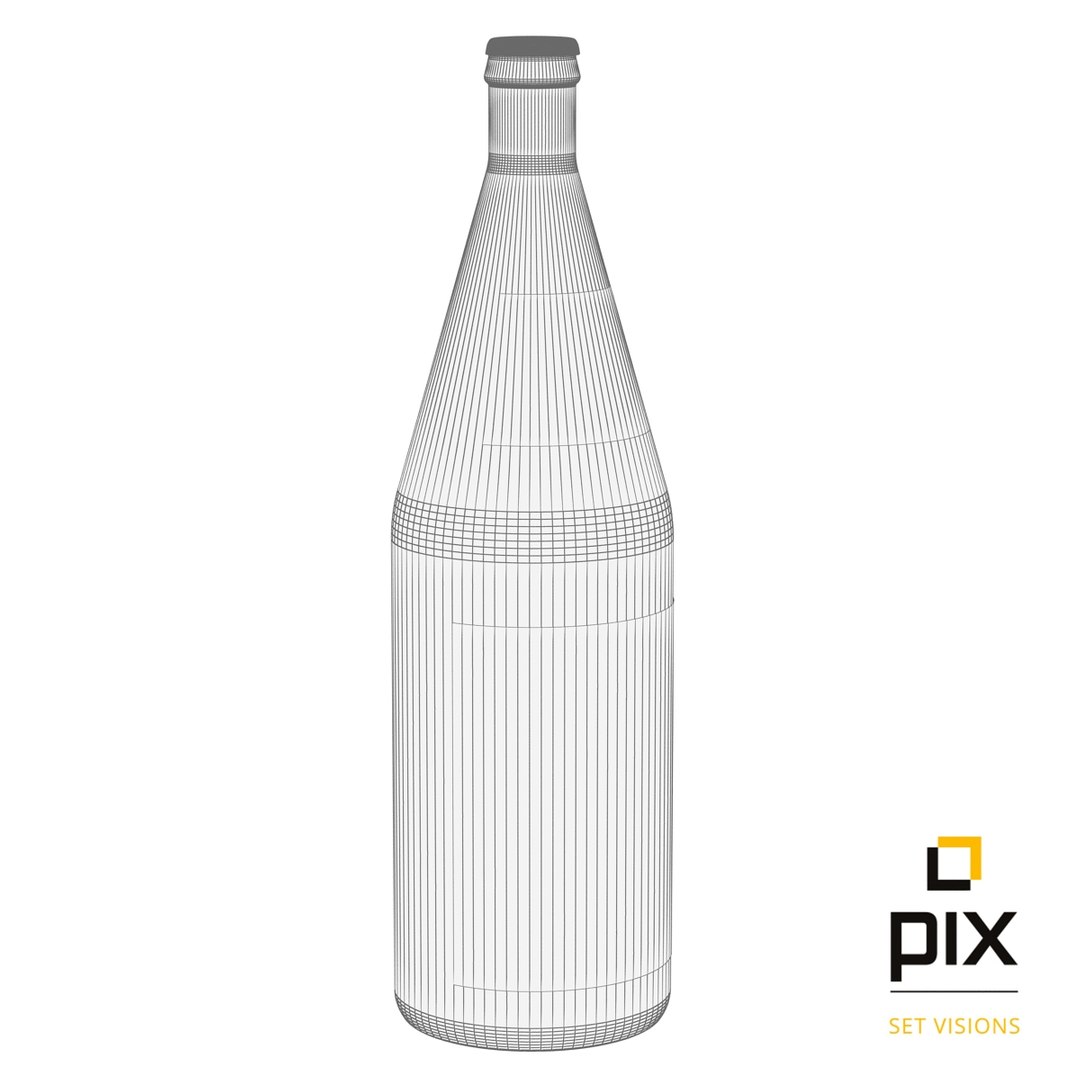 3d Model Photorealistic Water Bottle