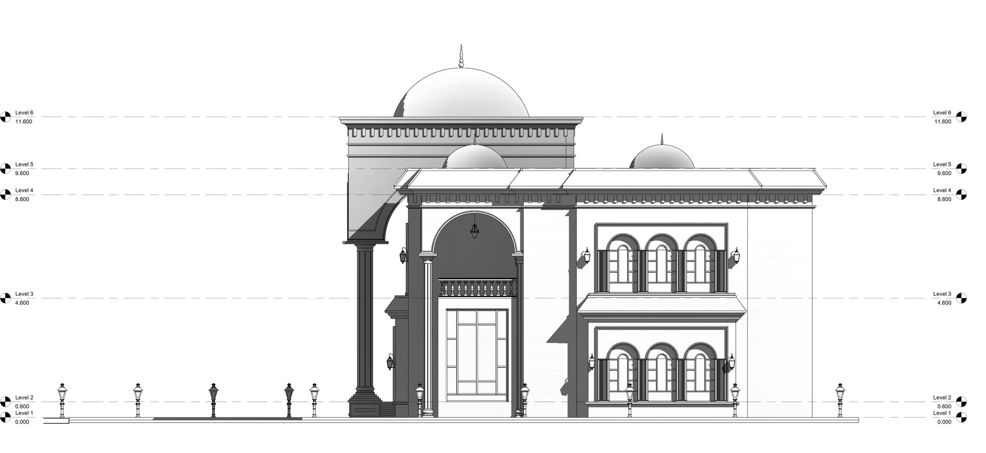 Classic Building 4 - Classic Villa Model - TurboSquid 1826367