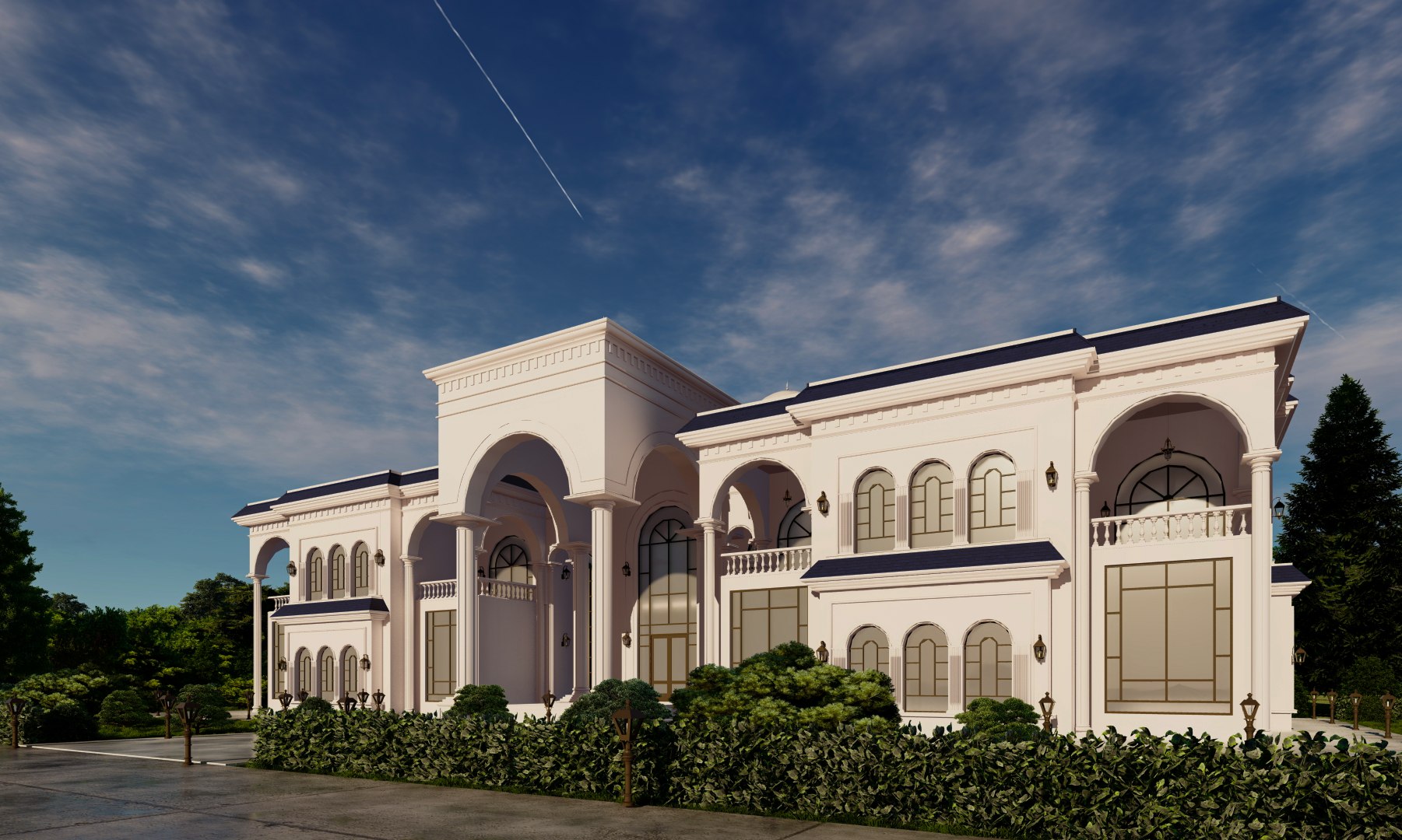 Classic Building 4 - Classic Villa Model - TurboSquid 1826367