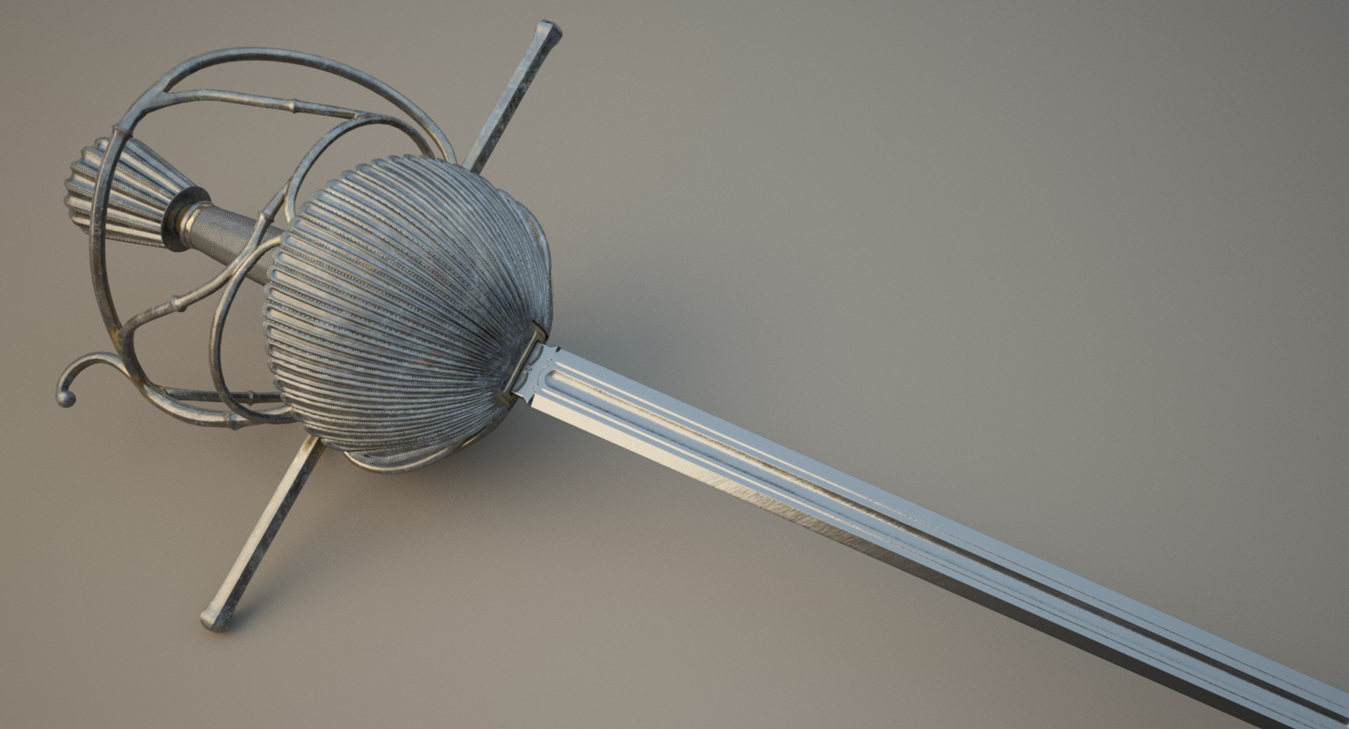 3D Rapier - TurboSquid 1186174