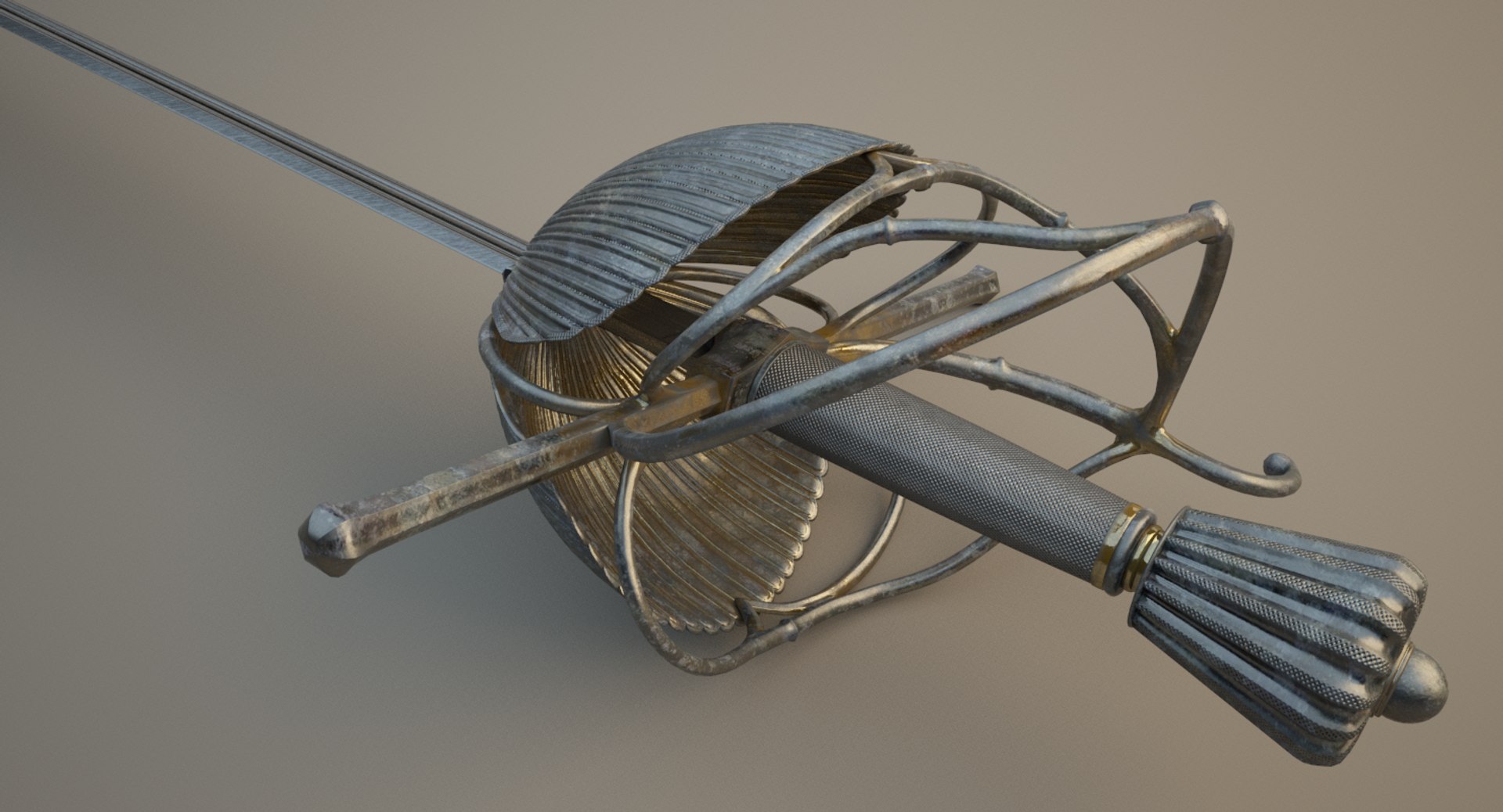 3D Rapier - TurboSquid 1186174
