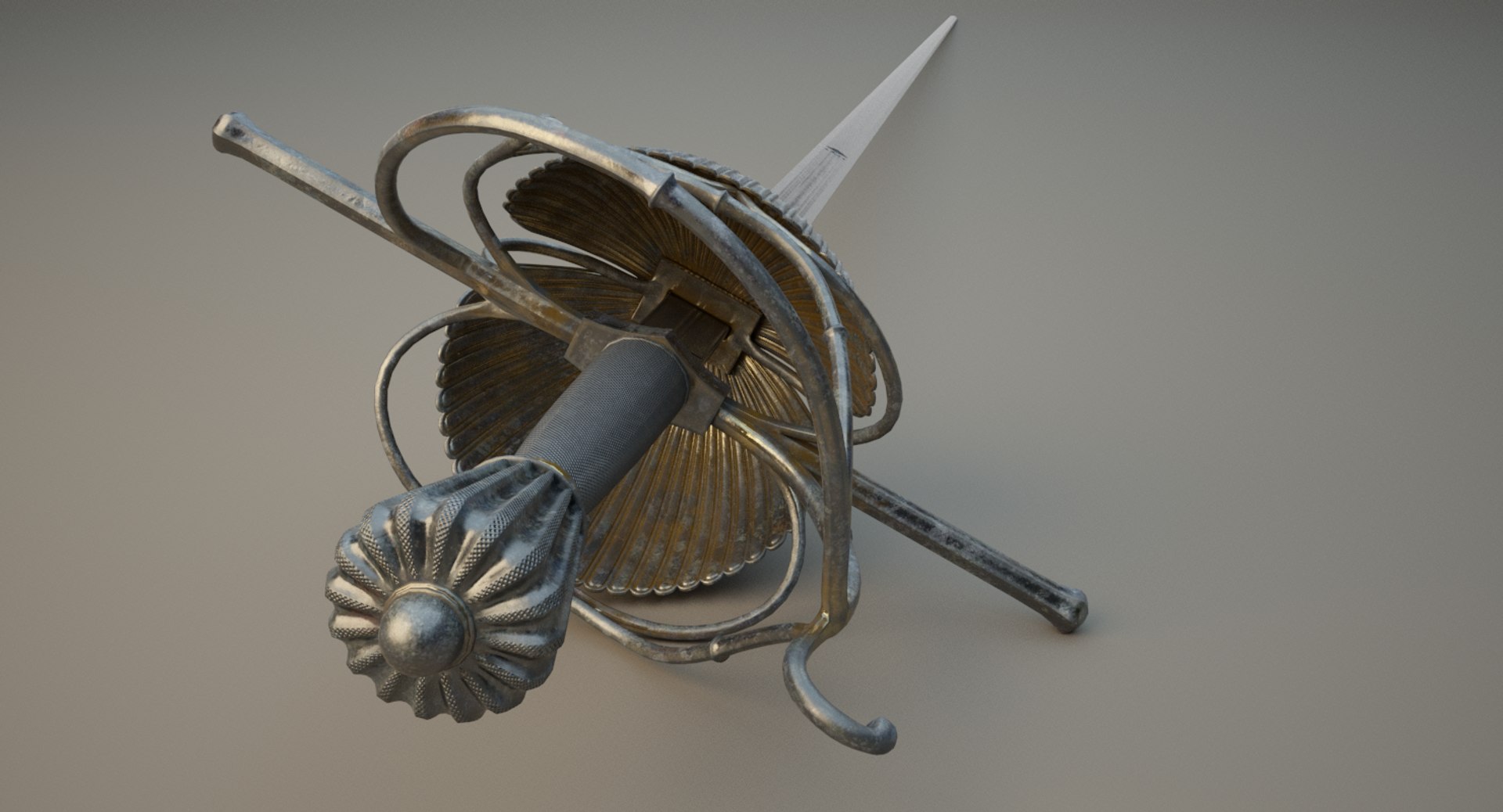 3D Rapier - TurboSquid 1186174